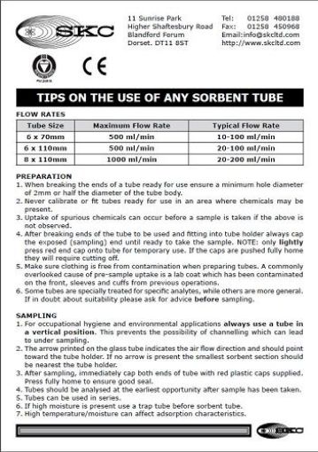 Teknolab AS. TUBE LEAFLET