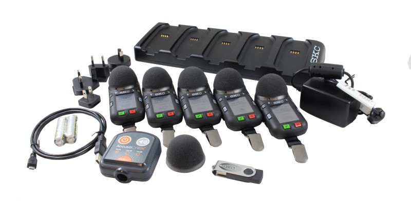 Teknolab AS. NoiseCHEK IS Noise Dosimeter 5-Pack Kit (Li-ion) with ...