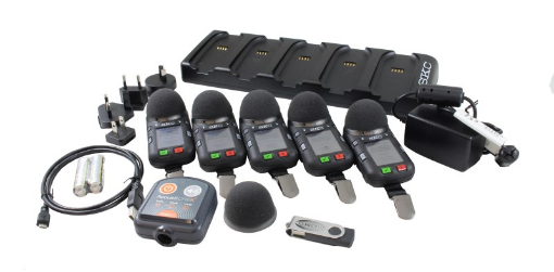 Teknolab AS. NoiseCHEK IS Noise Dosimeter 5-Pack Kit (Li-ion) with ...